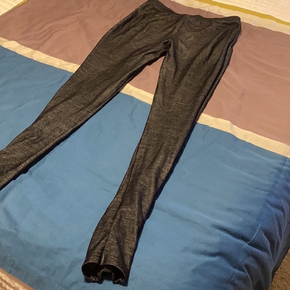 Calzedonia | Pants & Jumpsuits | 42 Navy Dark Leggings Bow Calzedonia ...